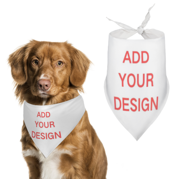 Stylish Polyester Triangular Pet Bib - Custom Graphic Design – INPO PRINT