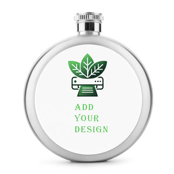 Custom Stainless Steel Hip Flask | 140ml UV Printing Design – INPO PRINT